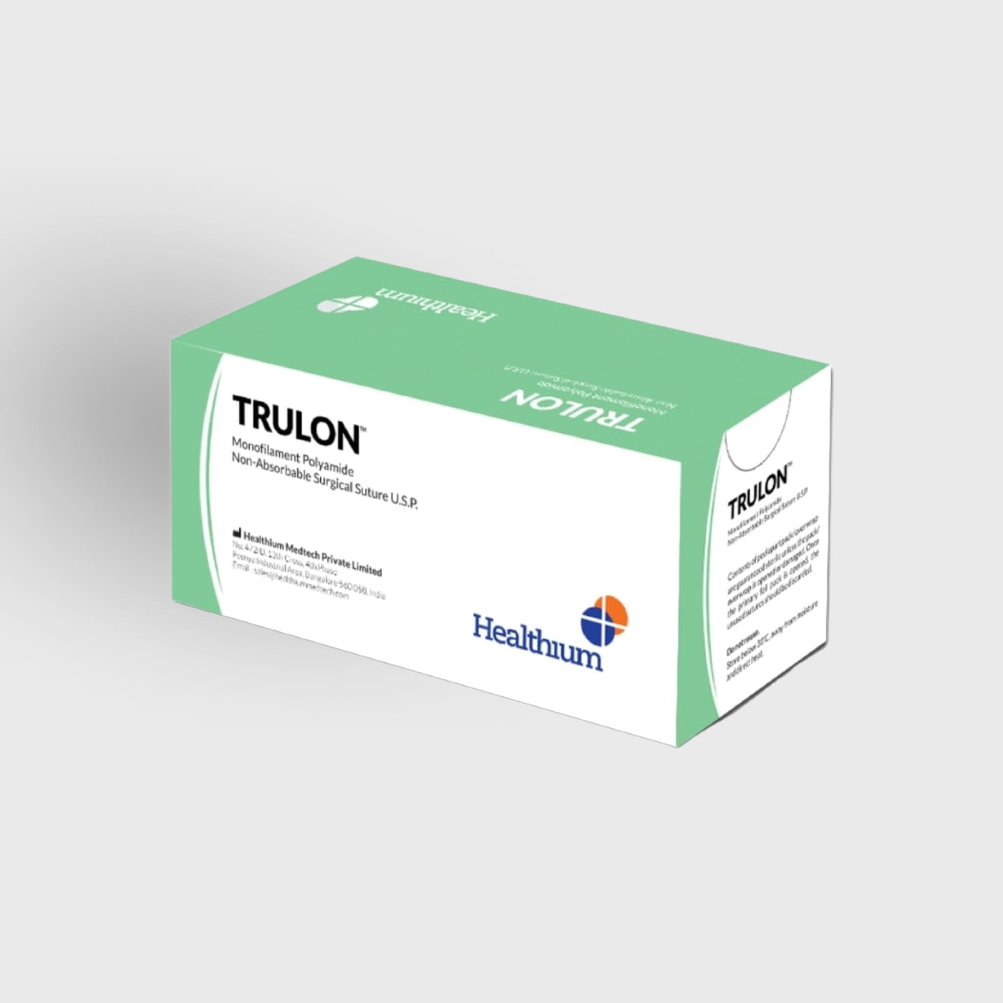 Premium NYLON Sutures 6-0, 3/8 PRC | Blue | 13mm; 45cm – WeSuture